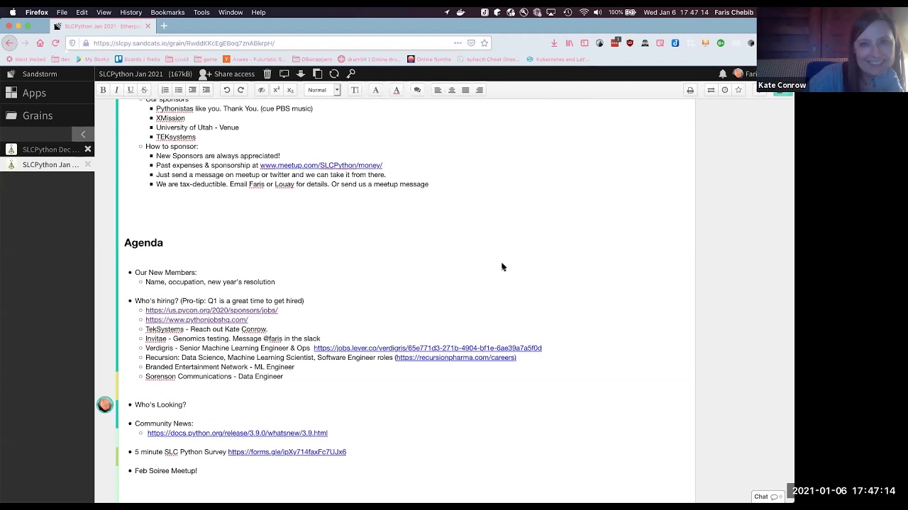 SLCPython January 2021: Your next data science project is likely to fail, with Tyler Folkman (B ...