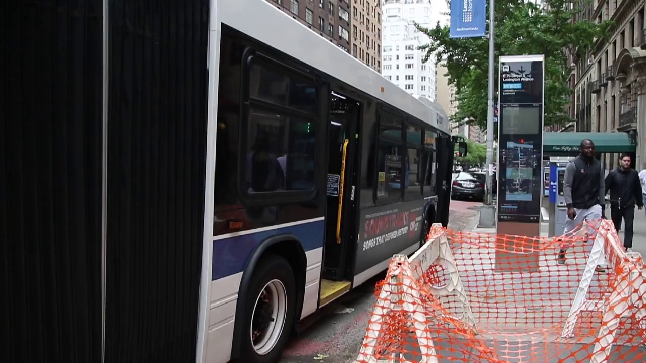 MTA NYC Bus M79 bus leaving Lexington Ave & 79th St - YouTube