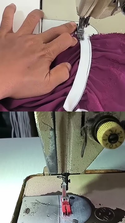 cara menjahit lengan balon#shots #sewing vido - YouTube