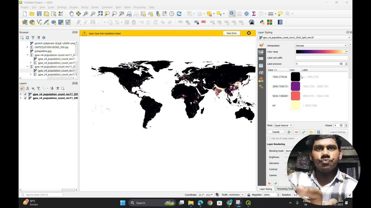 QGIS Practical No.3a Adding Raster layer,Raster Styling and Analysis #Learnsomethings # ...