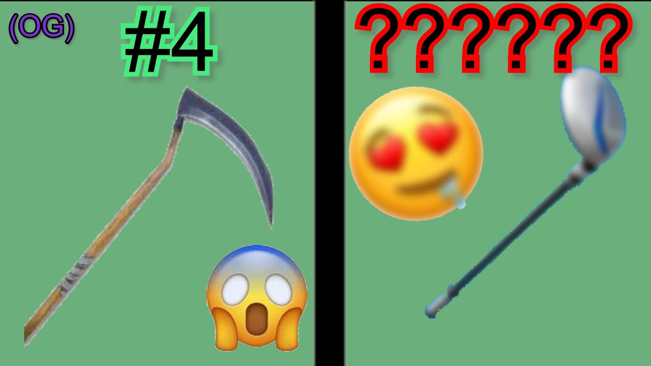 TOP 10 MOST TRYHARD PICKAXES! Chapter 2 Fortnite (Sweaty Pickaxes ...