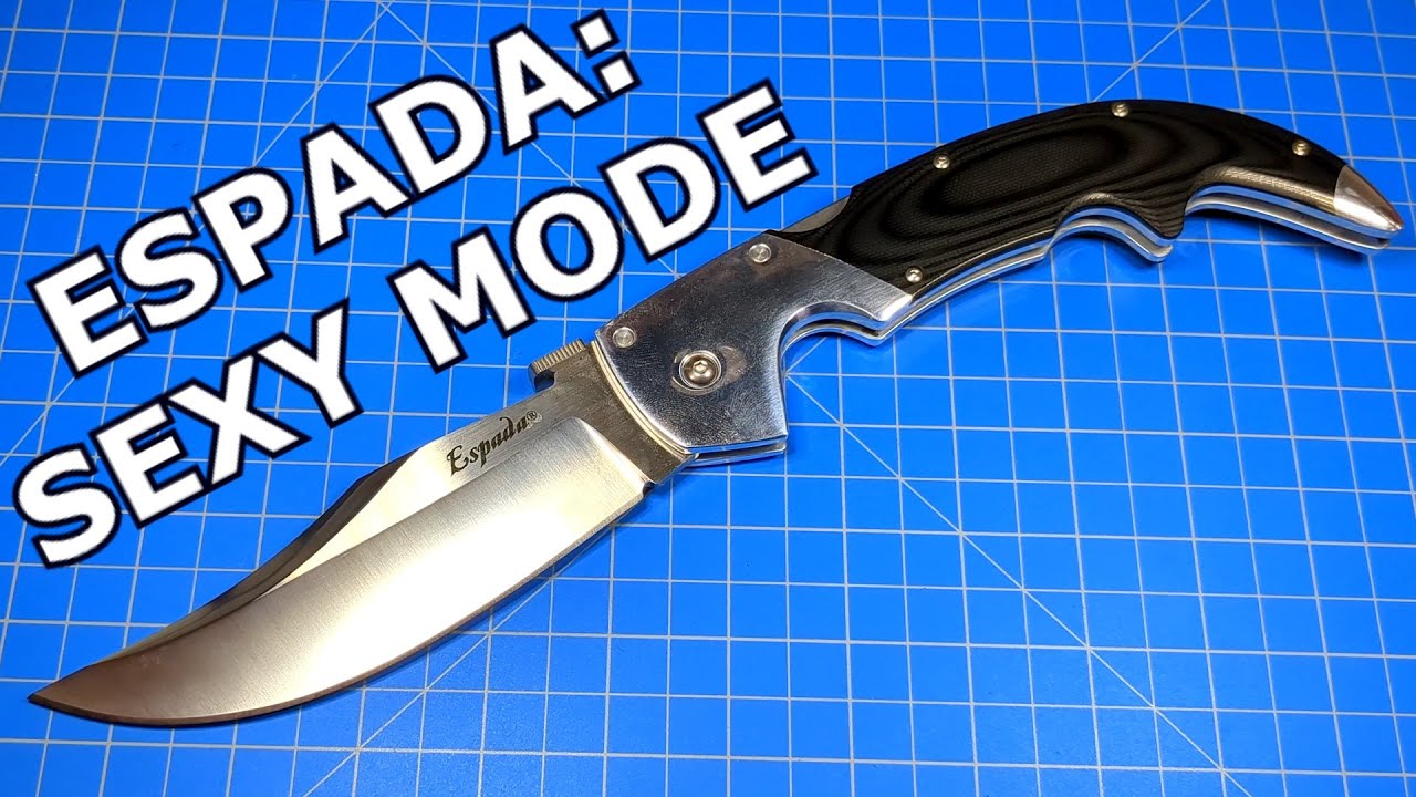 Cold Steel Espada S35VN Large (CS-62MB) | Knife Review - YouTube