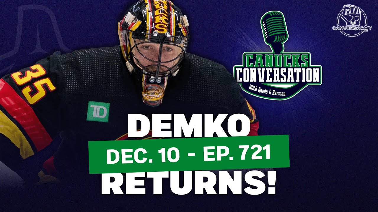 Thatcher Demko returns ft. Dave Hall | Canucks Conversation Live - YouTube
