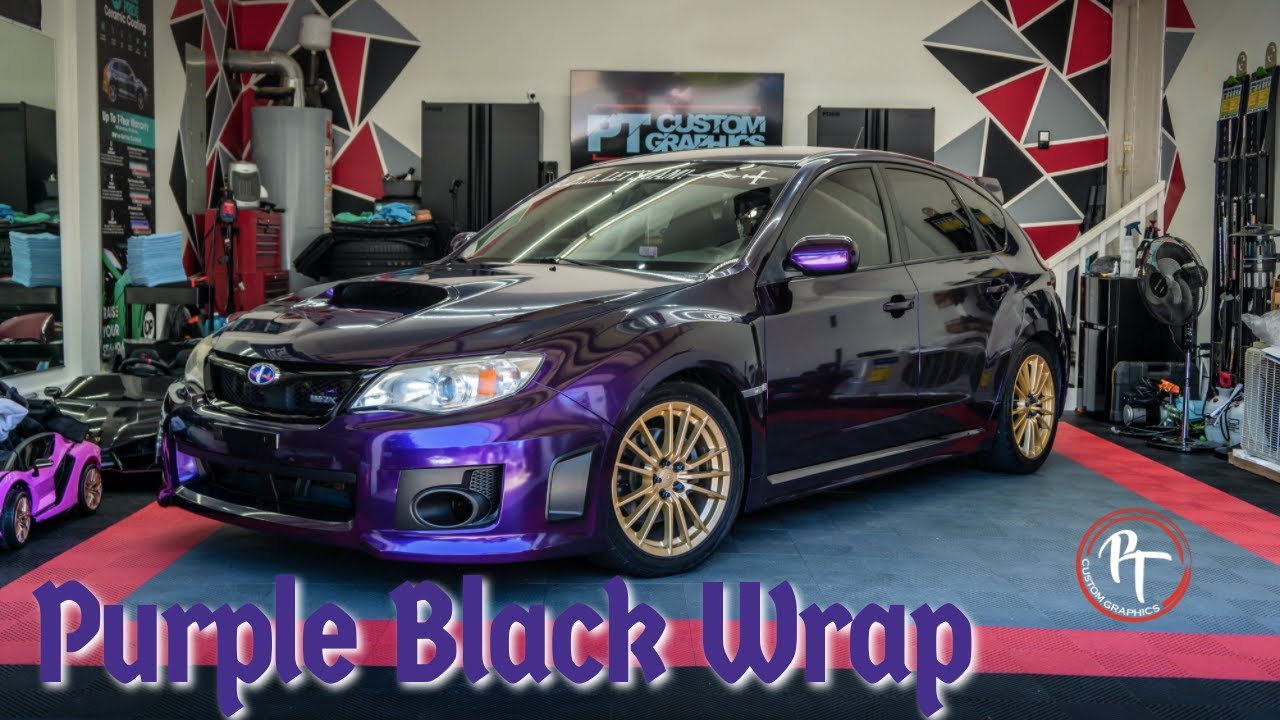 2014 Subaru Impreza WRX | Purple Black Iridescent Wrap | Timelapse | PT ...