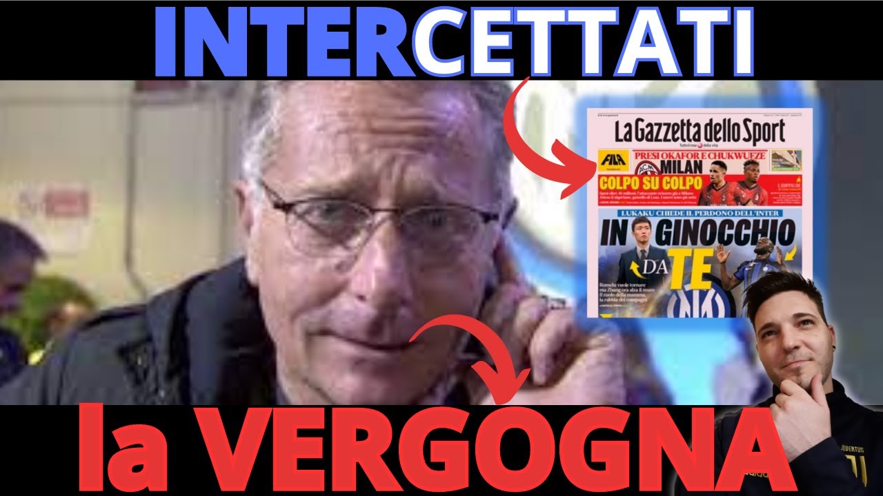 JUVENTUS: GAZZETTA INTERCETTA L´INTER // BONOLIS IL DEMENTE - YouTube