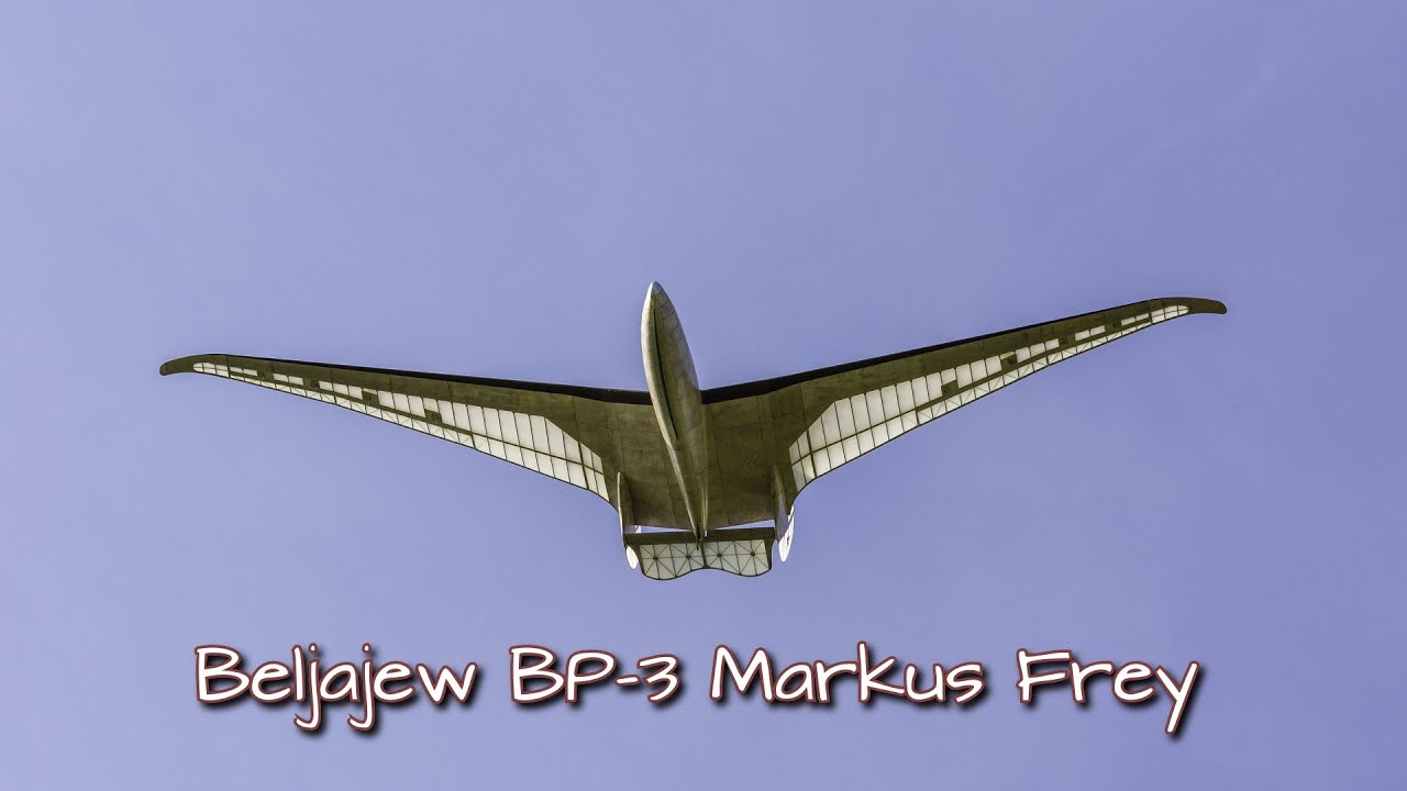 unique Beljajew BP-3 SCALE 1:2 VINTAGE GLIDER THE SOVIET FLYING WING ...