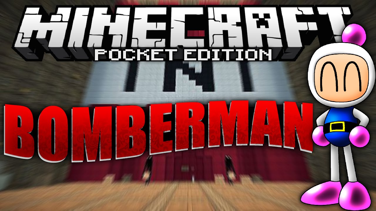 BOMBERMAN EN MINECRAFT PE 0.14.0! | MAPAS PARA MINECRAFT PE 0.14.0 ...