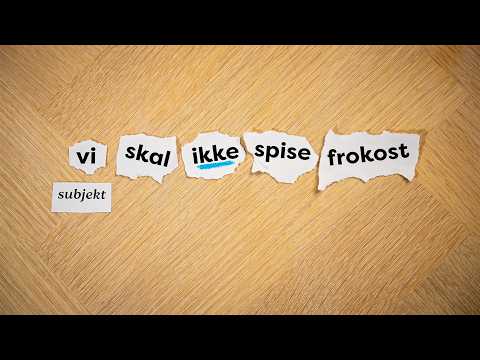 Riktig plassering av ordet \