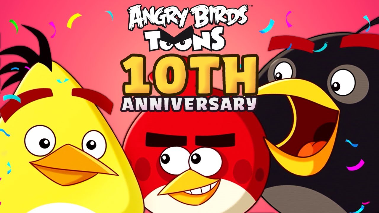 Angry Birds | Top 10 Toons for 10th Anniversary! 🎉🥳 - YouTube