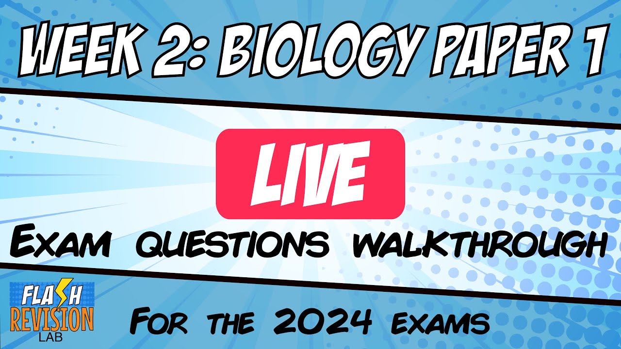 GCSE Biology Paper 1: Week 2 Questions Walkthrough Replay | Print and ...