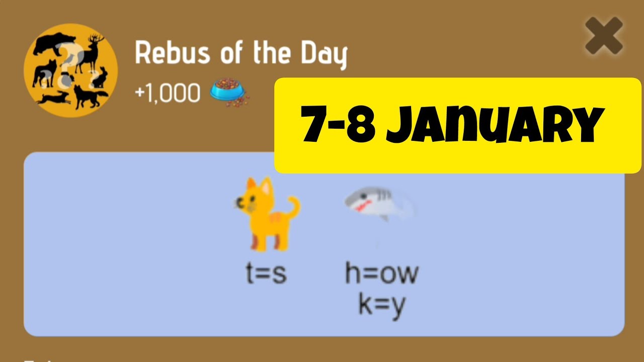 Rebus of The Day 7 January | zoo airdrop rebus of the day#rebusoftheday ...