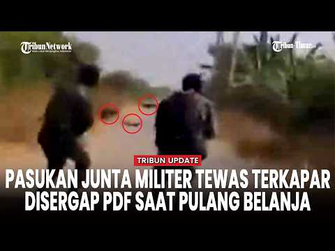 Penyergapan di Myingyan! Pasukan PDF Serang Tentara Junta di Tengah Jalan