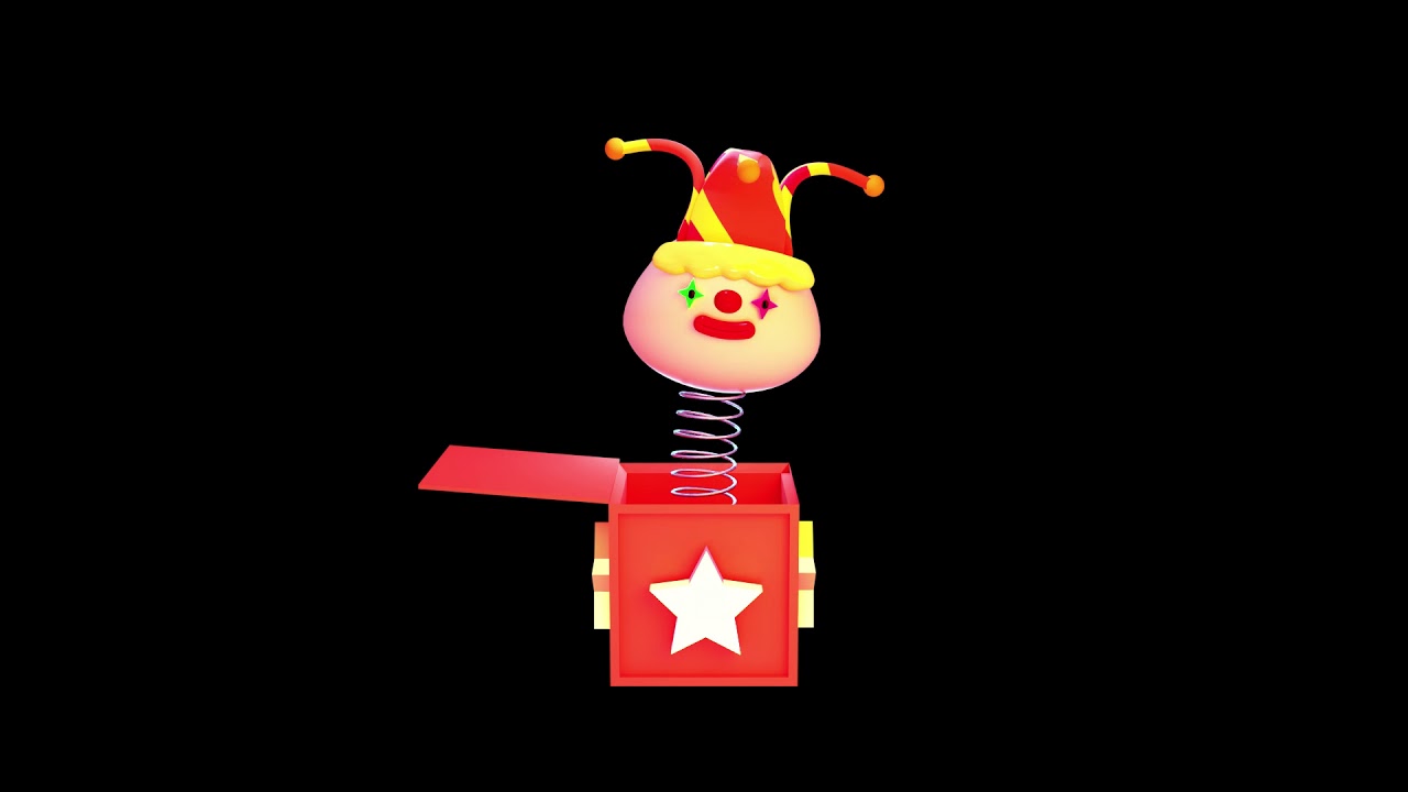 02 isolated Jack in the box object - YouTube