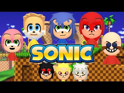 EVERY SONIC THE HEDGEHOG Mii EVER - YouTube