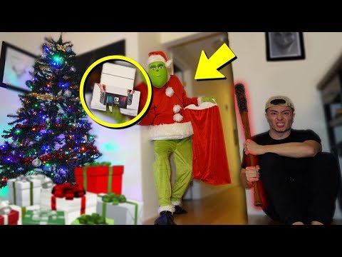 THE GRINCH BROKE INTO OUR HOUSE AT 3 AM AND STOLE GIVEAWAY PRESENTS  (CAN'T BELIEVE THIS)