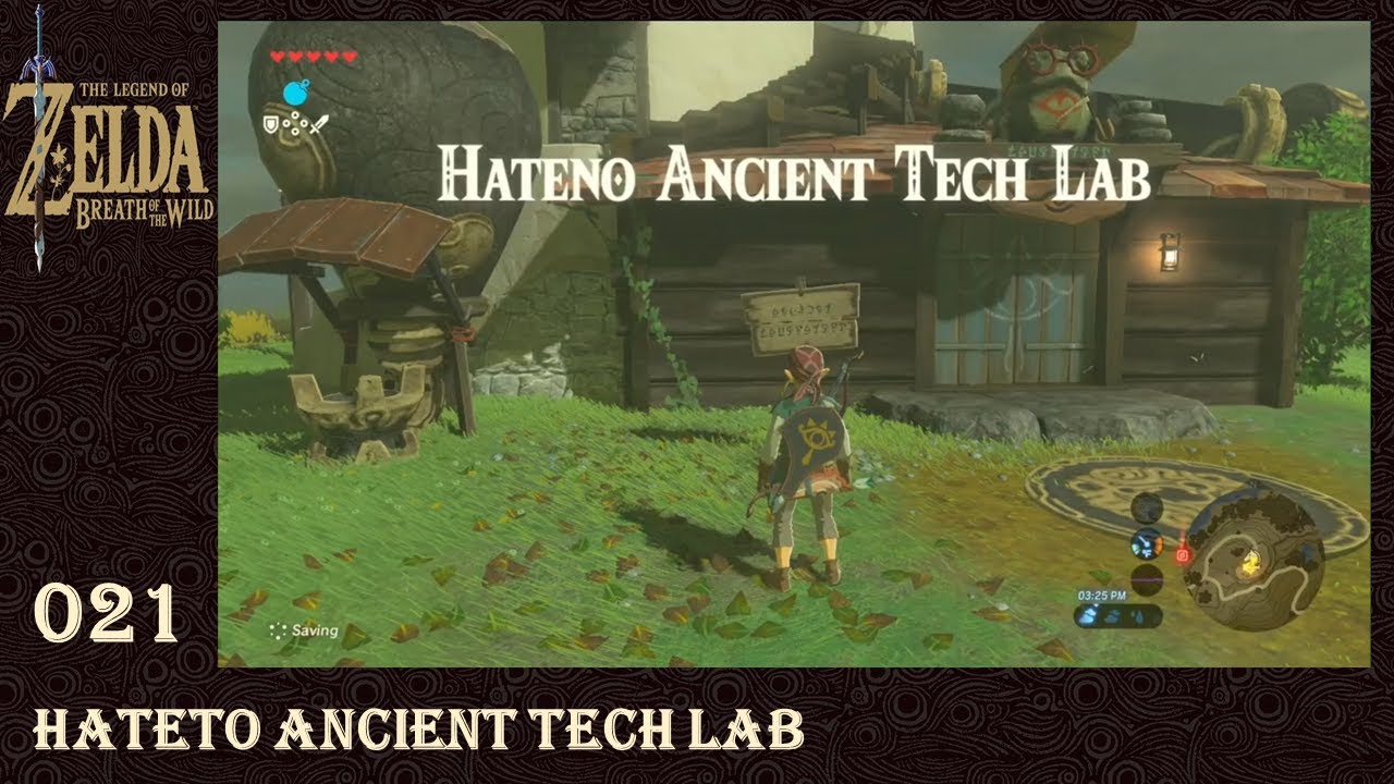 The Legend of Zelda: Breath of the Wild-- 021 Hateto Ancient Tech Lab ...