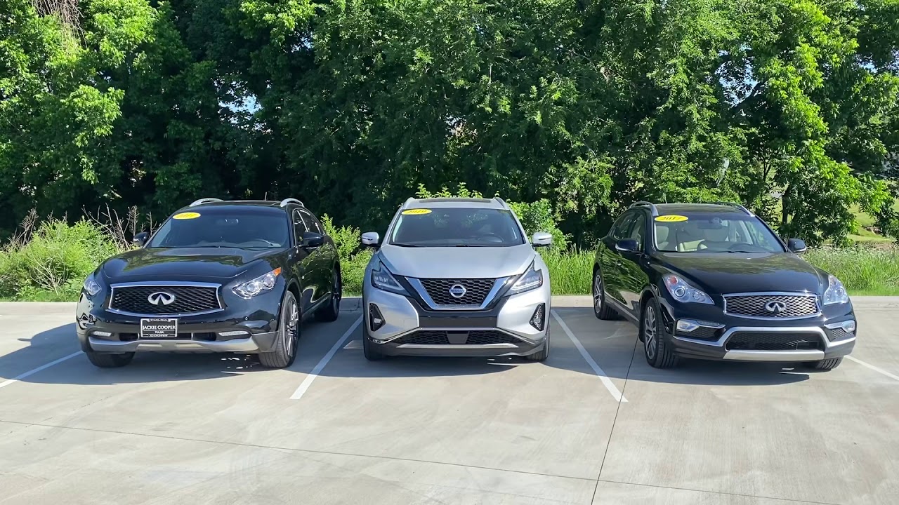 Comparison: INFINITI QX70, QX50, Nissan Murano - YouTube