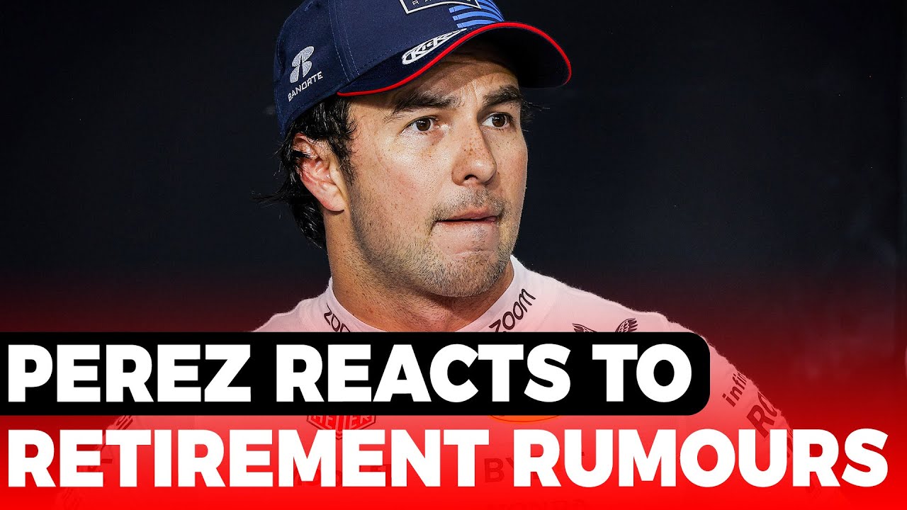 Sergio Perez reacts to F1 retirement rumours | GPFans News - YouTube