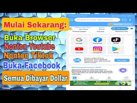Buka Browser Dan Nonton Tiktok Dibayar Dengan Dollar. Penghasil Uang Terbaru.