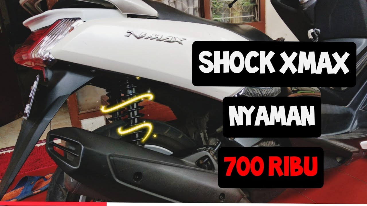 SHOCK TERNYAMAN Pasang shock XMAX di NMAX - PLUS cara aturnya - YouTube