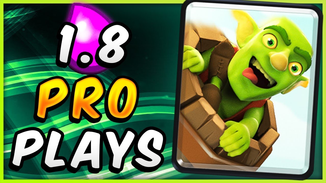 1.8 ELIXIR! CHEAPEST GOBLIN BARREL DECK in CLASH ROYALE! - YouTube