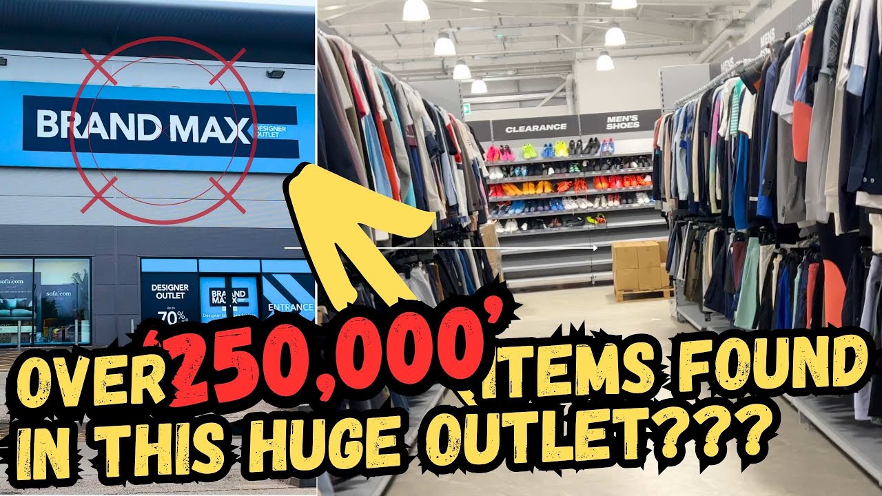 🤯 HIDDEN DESIGNER OUTLET FOUND IN HOME OF FRASER GROUP | BRAND MAX SHIREBROOK RETAIL PARK - YouTube