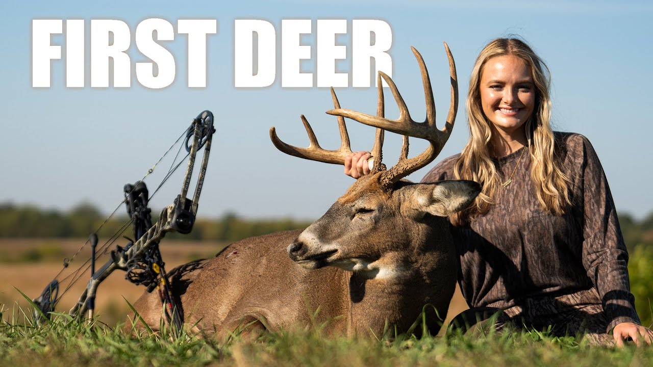 Lauren's First Deer, Opening Day Buck w/ a Bow! | FAIRCHASE #hunting # ...