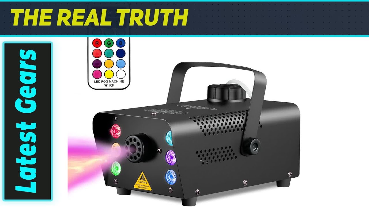 Sunolga Halloween Fog Machine: Best Compact Fog Machine with LED Lights ...