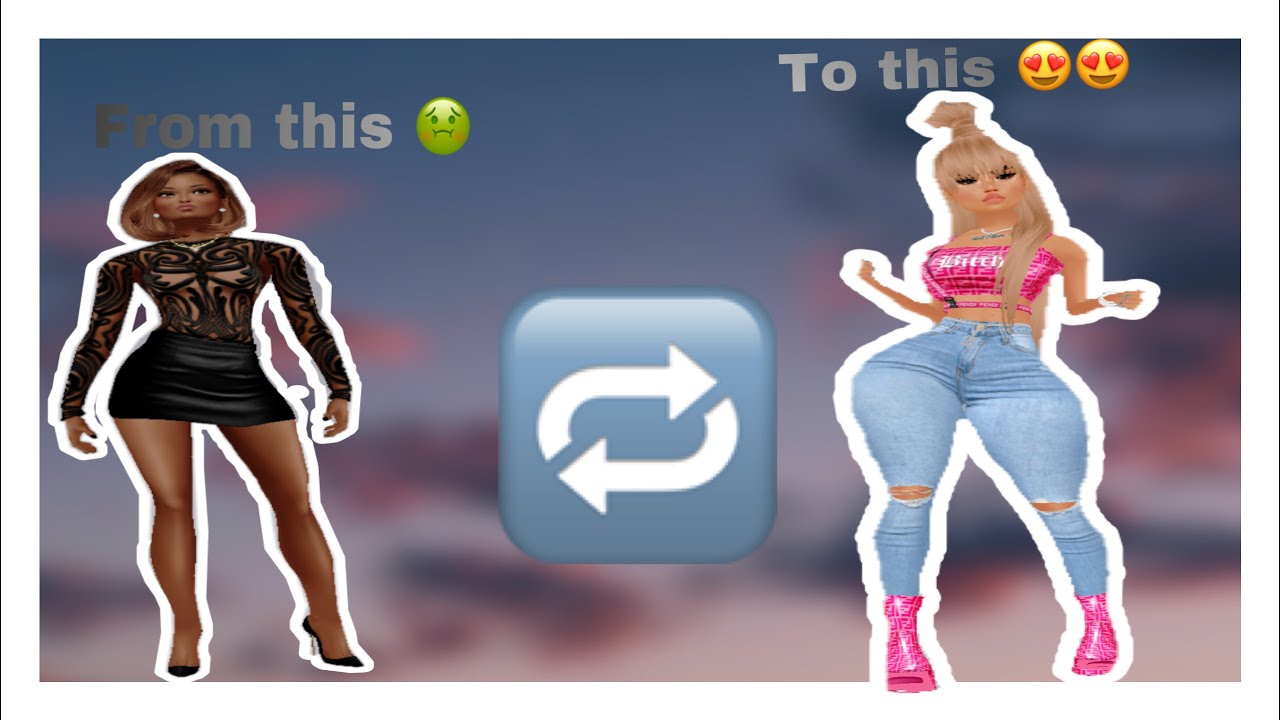 IMVU: HOW TO TRANSFORM FROM A NOOB TO A BADDIE!! - YouTube