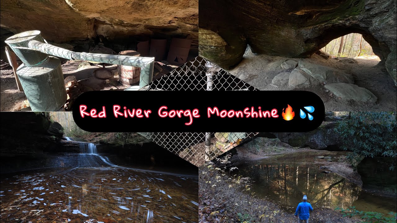 Red River Gorge Moonshine - Turtleback Arch - Bearpen Branch Moonshine Still - Swift Camp Creek ...