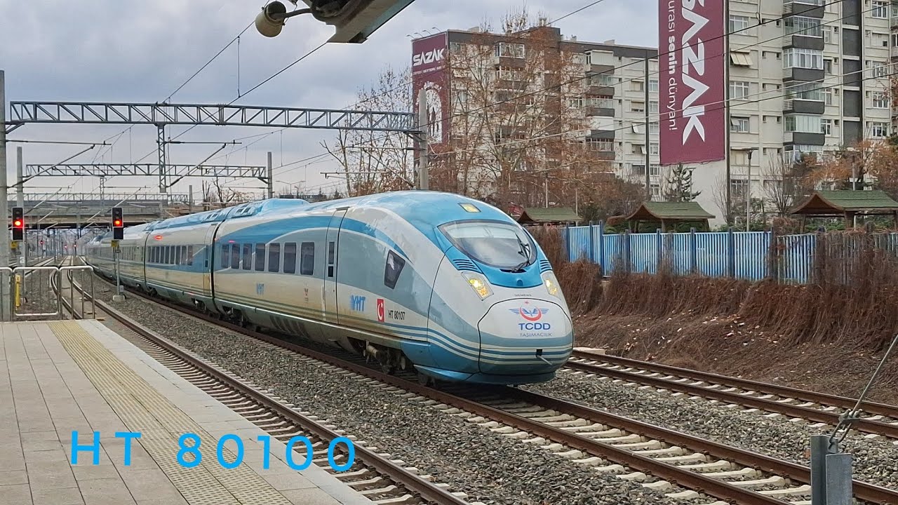 TCDD SİEMENS VELARO Hipodrom İstasyon Geçişi - YouTube