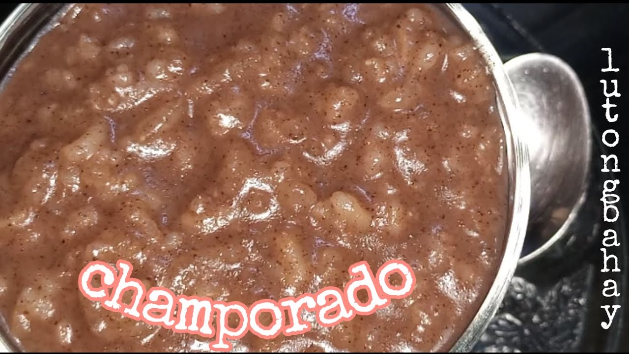 CHAMPORADO WITH COCONUT MILK - YouTube
