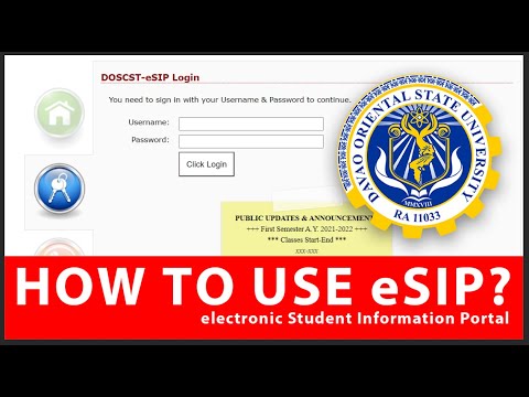 HOW TO USE DOSCST eSIP - YouTube