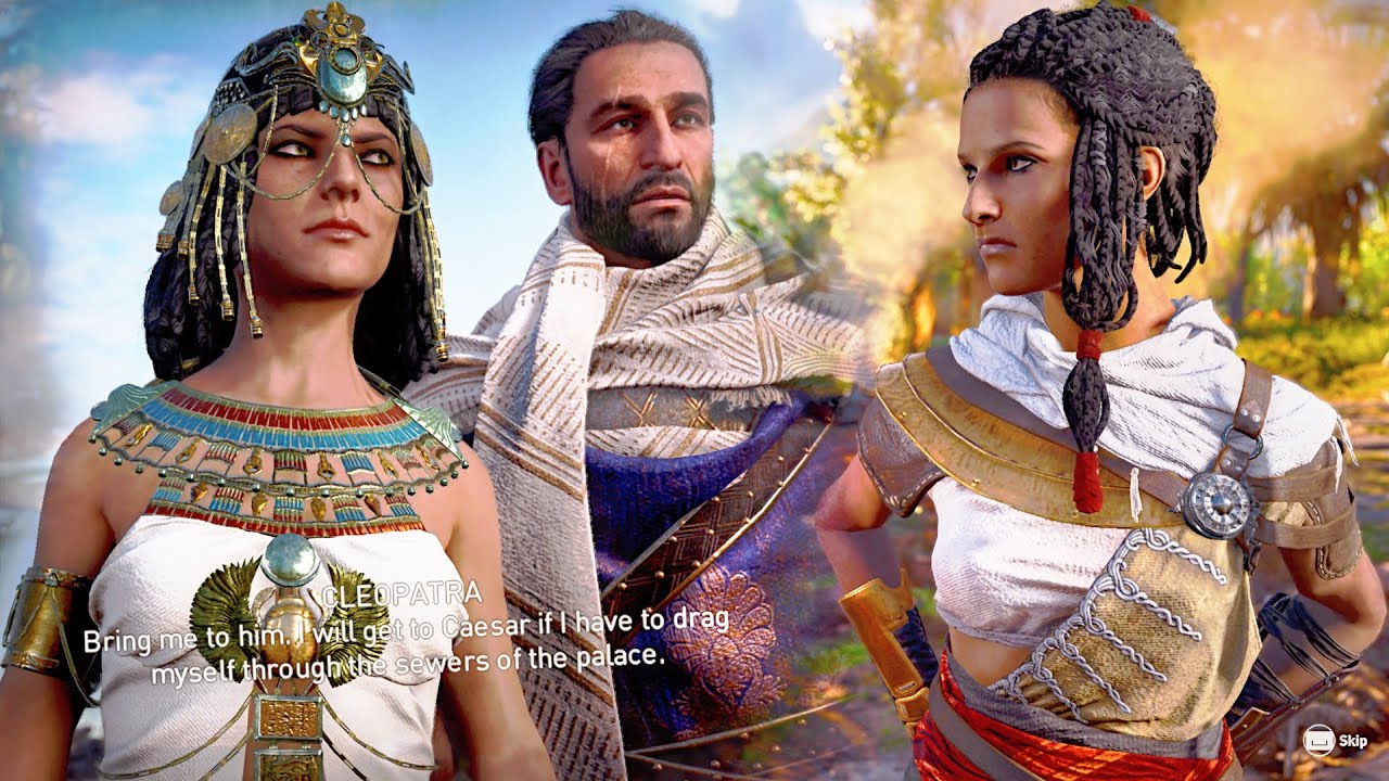 Let's Play Assassin's Creed Origins 130: Cleopatra, Pompey Death, Way ...