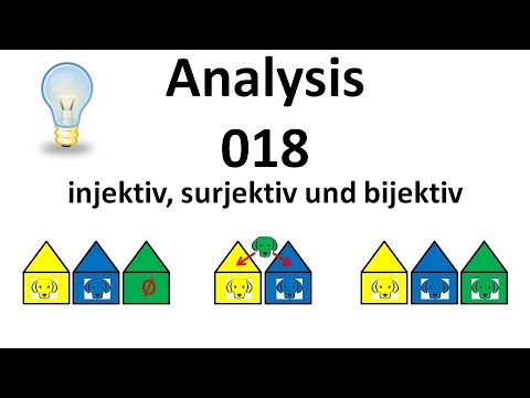 Analysis 018 - injektiv, surjektiv und bijektiv - YouTube