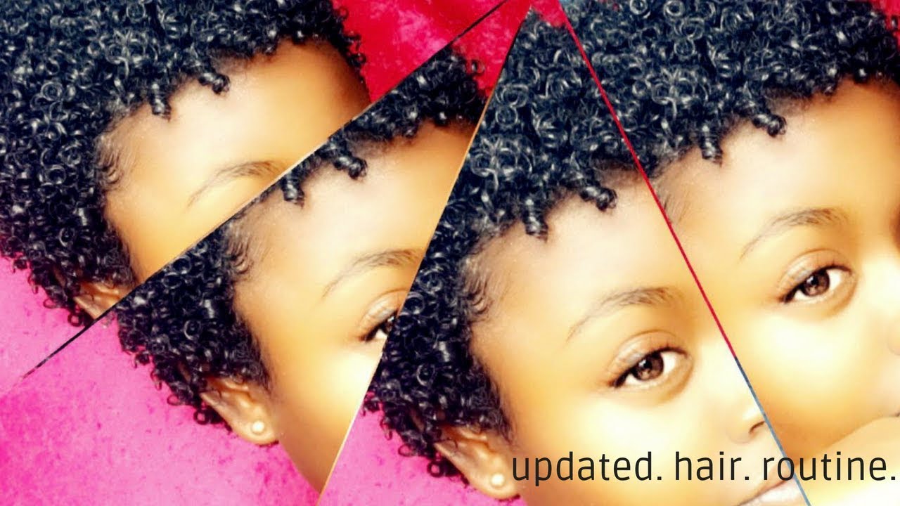 HOW TO: Define Short Natural Curls (NO GEL) | TWA Update - YouTube