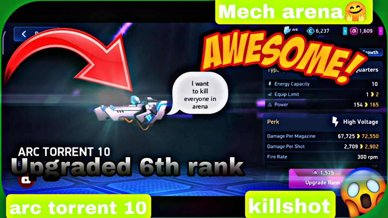 []ARC Torrent 10 6TH RANK UPGRADE. GAMING VIDEO WITH KILLSHOT AND ARC ...