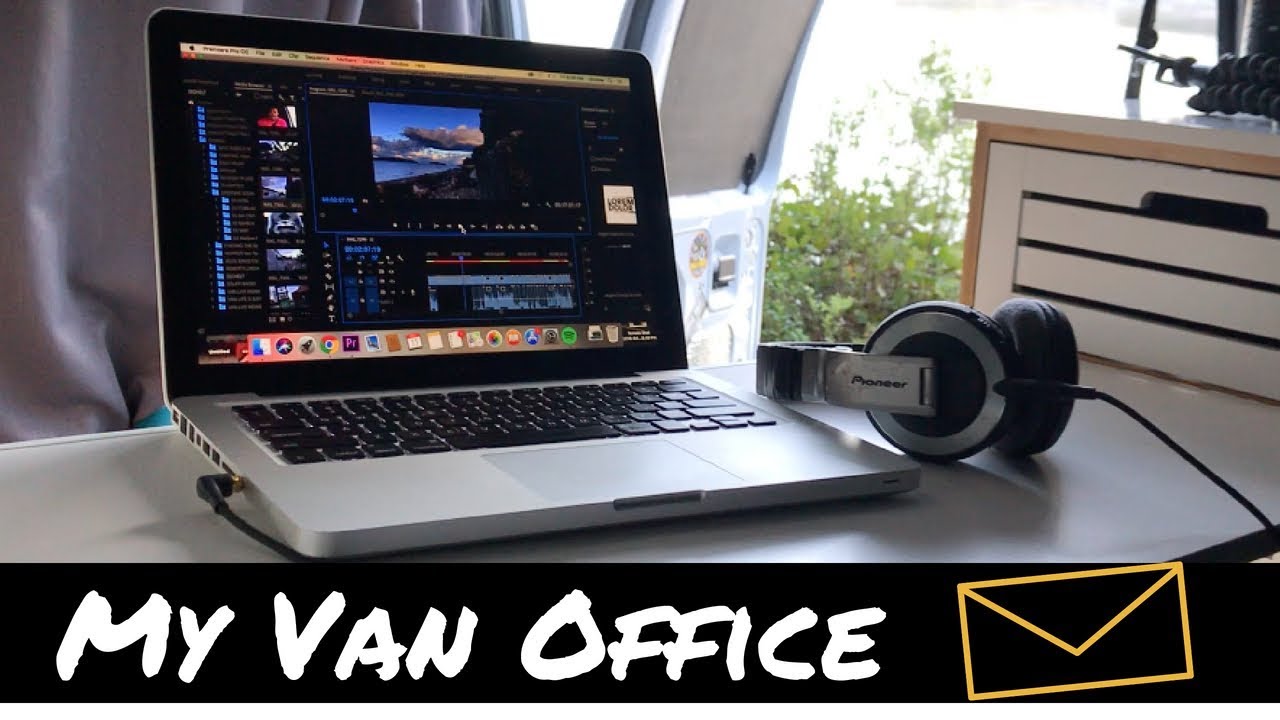 Video Editing Day | This Is My Van Office - YouTube