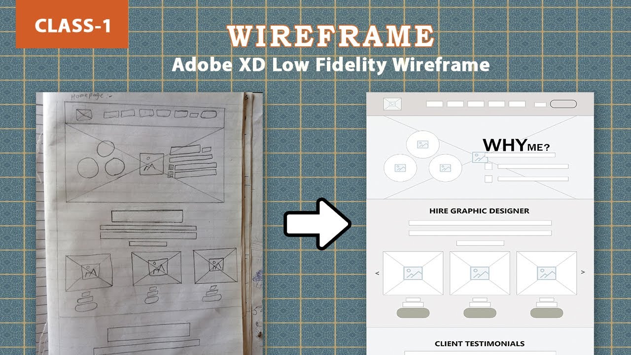 USING WIREFRAMES IN WEB DESIGN: Free Web Design Course 2022 | Episode 1 ...