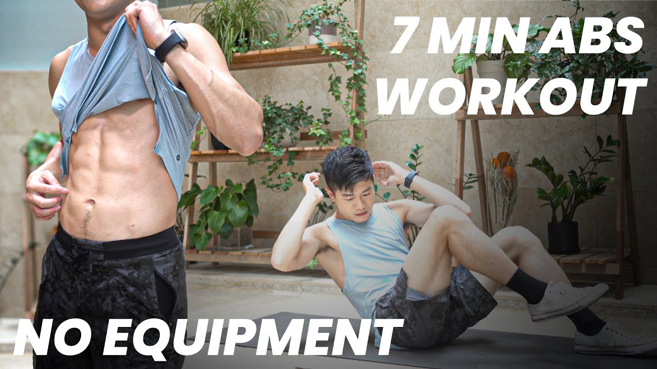 7 MIN SIX PACKS ABS WORKOUT | NO EQUIPMENT | BODYWEIGHT EXERCISE - YouTube