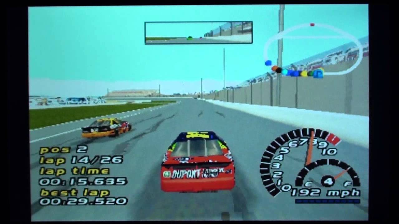 NASCAR 2000 (PS1) - Race 2/24 - Las Vegas 400 - YouTube
