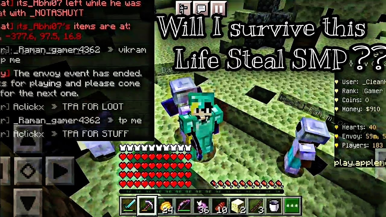 😈FIRST VIDEO IN LIFE STEAL MC SERVER 👿|| MOBILE GAMEPLAY || - YouTube