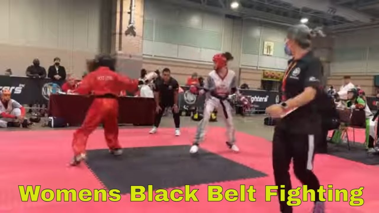Womens Black Belt Fighting Amerikick Internationals 2021 Sport Karate ...