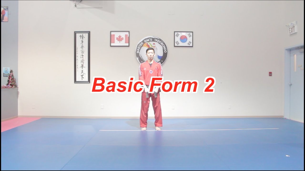 White Belt(Adult) - Basic Form 1 - YouTube