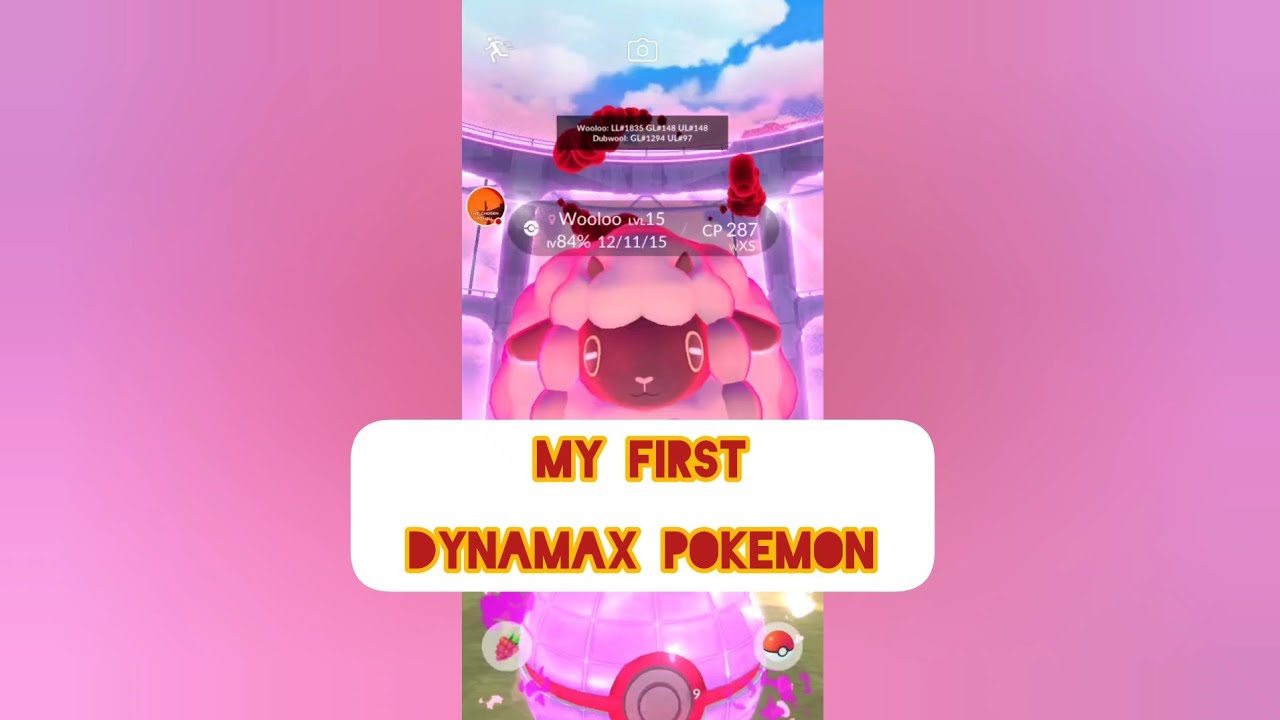 My First Dynamax Wooloo in Pokemon Go #pokémongo #dynamax #wooloo - YouTube