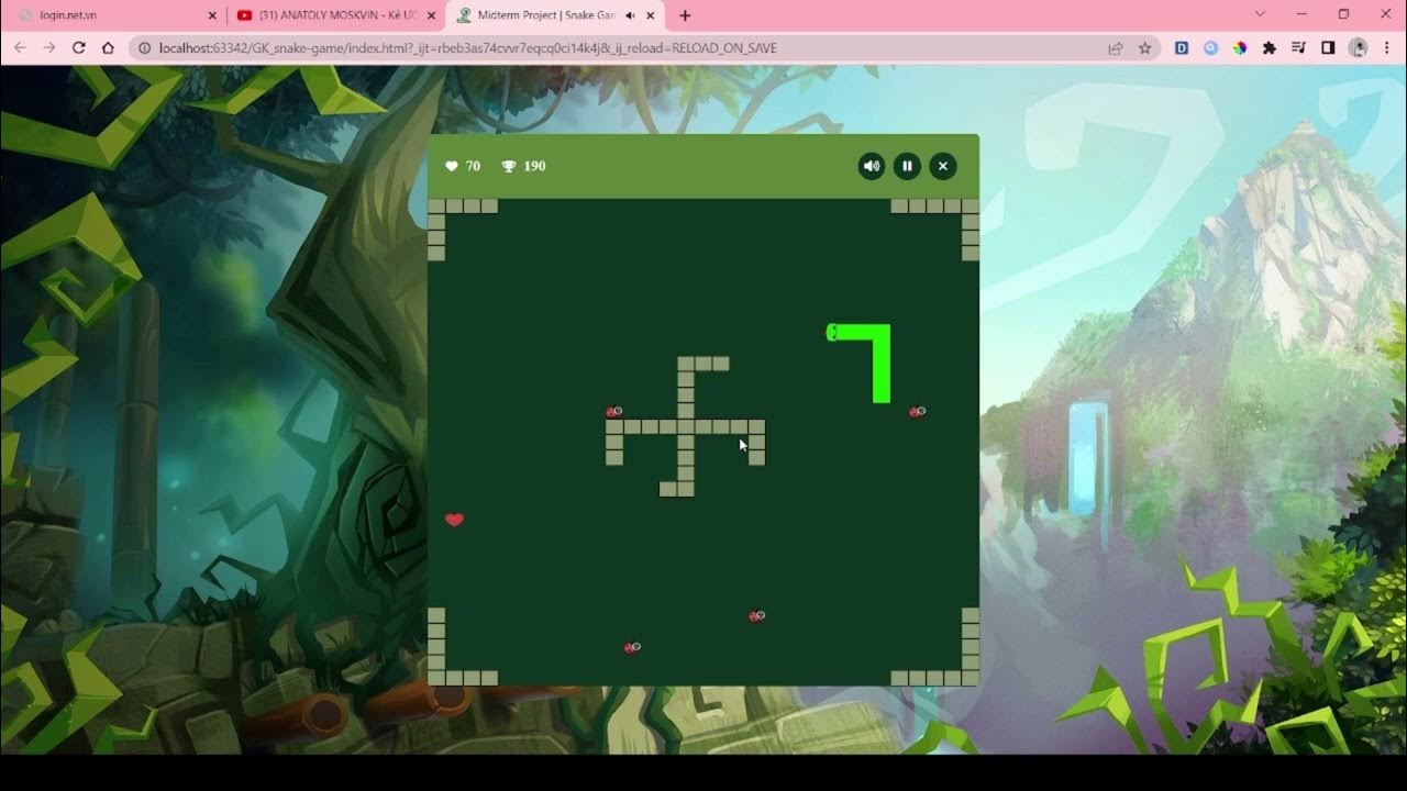 Demo Snake Game (HTML/CSS/JS) - YouTube