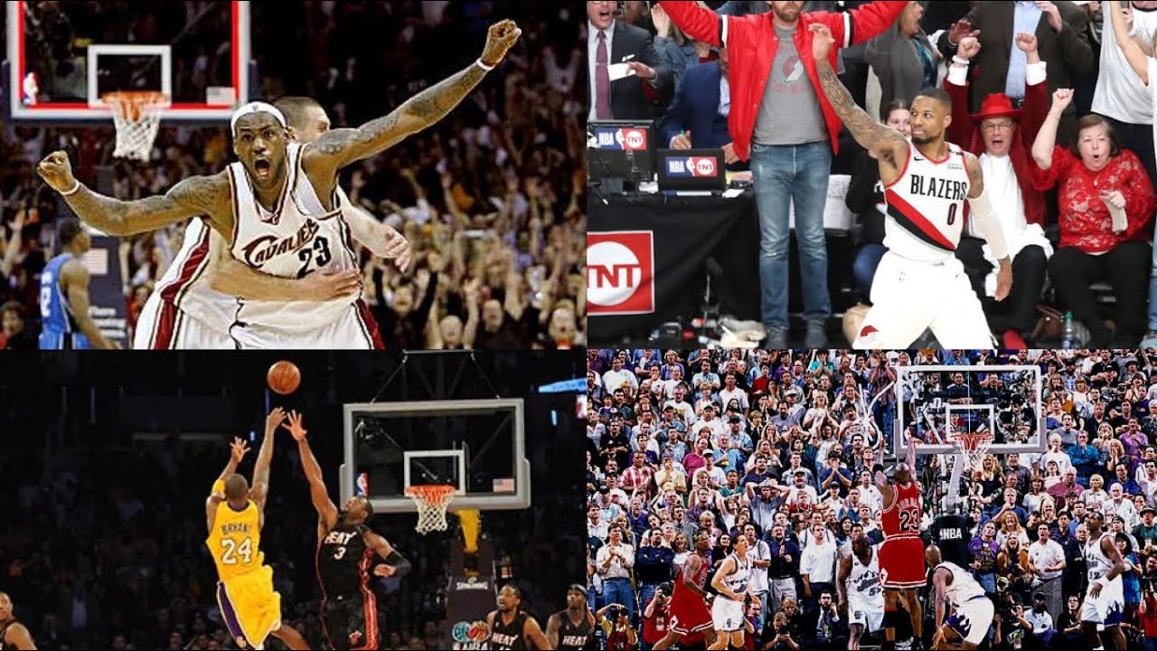 NBA Greatest Game tying/winning shots - YouTube