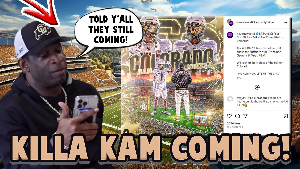 DEION SANDERS JUST LANDED A MAJOR COMMITMENT FROM 4 STAR PROSPECT KAM ...