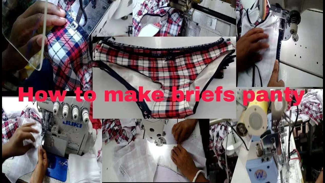 How to complete briefs panty all process in practical - YouTube