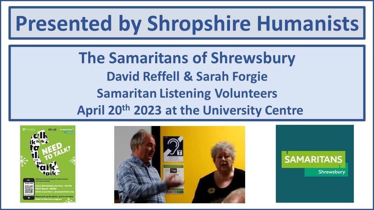 Shrewsbury Samaritans by David Reffell and Susan Forgie - YouTube